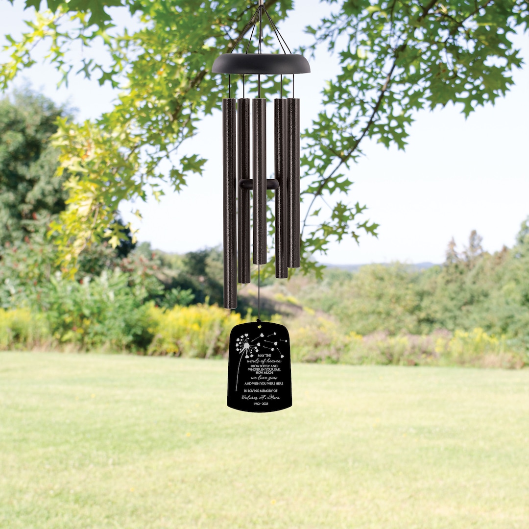 Scattered Dandelion Memorial Wind Chime Winds of Heaven Wind Chime ...