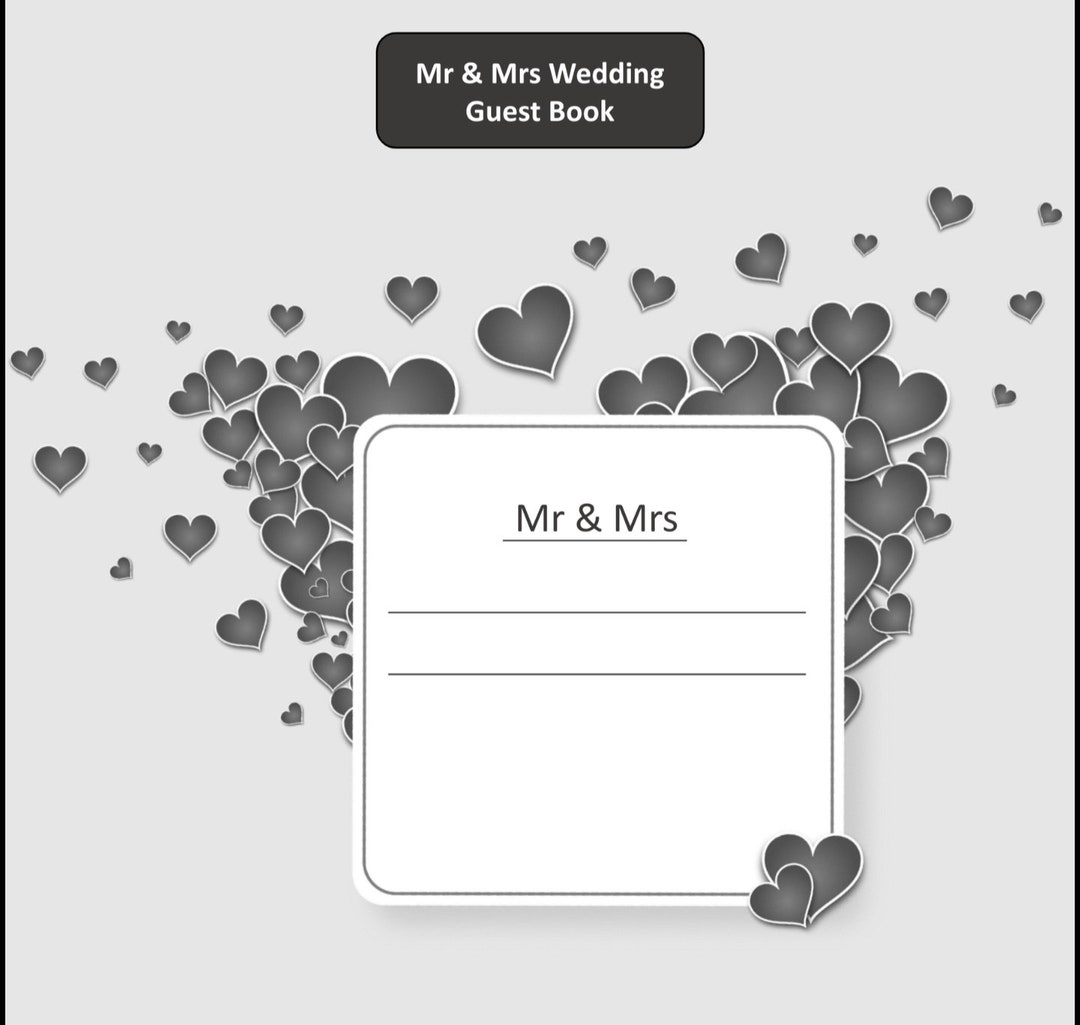 Wedding Guest List Book - 101 Pages - Etsy