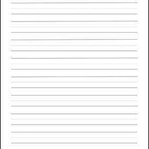 Elementary Writing Lines - 100 Pages - Etsy
