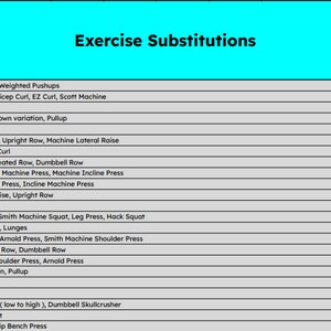 Full Body Training Plan - the Foundation - Etsy
