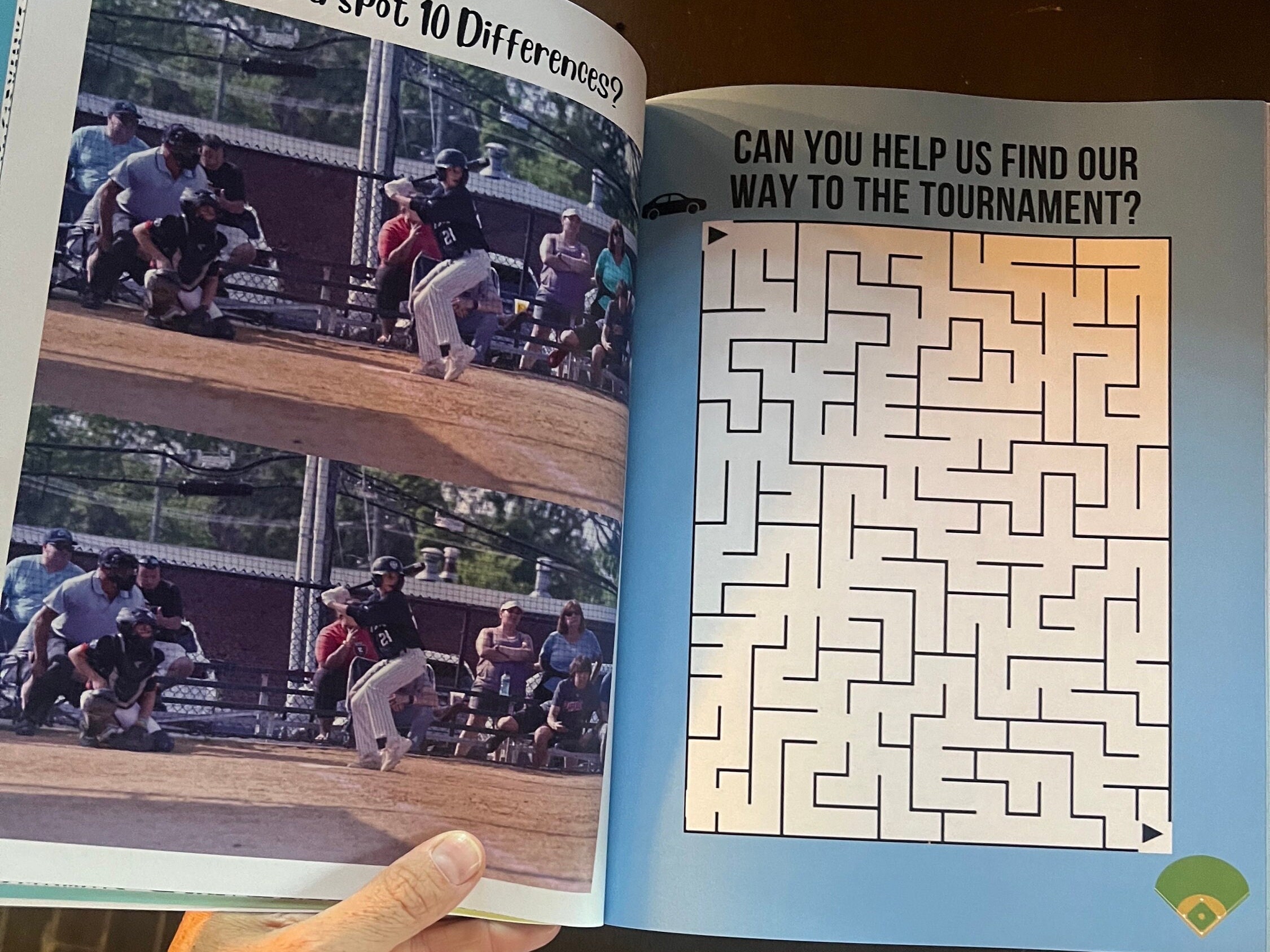 Game Day: A Sports Siblings Activity Book - Etsy