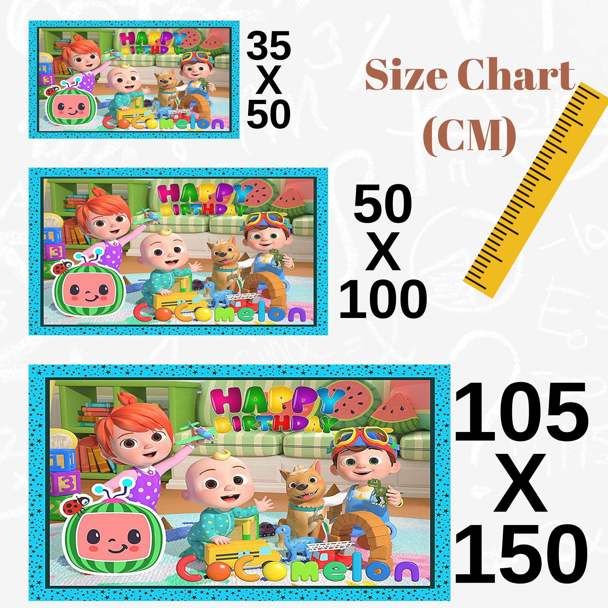 Cocomelon Birthday Poster Cocomelon Birthday Birthday - Etsy