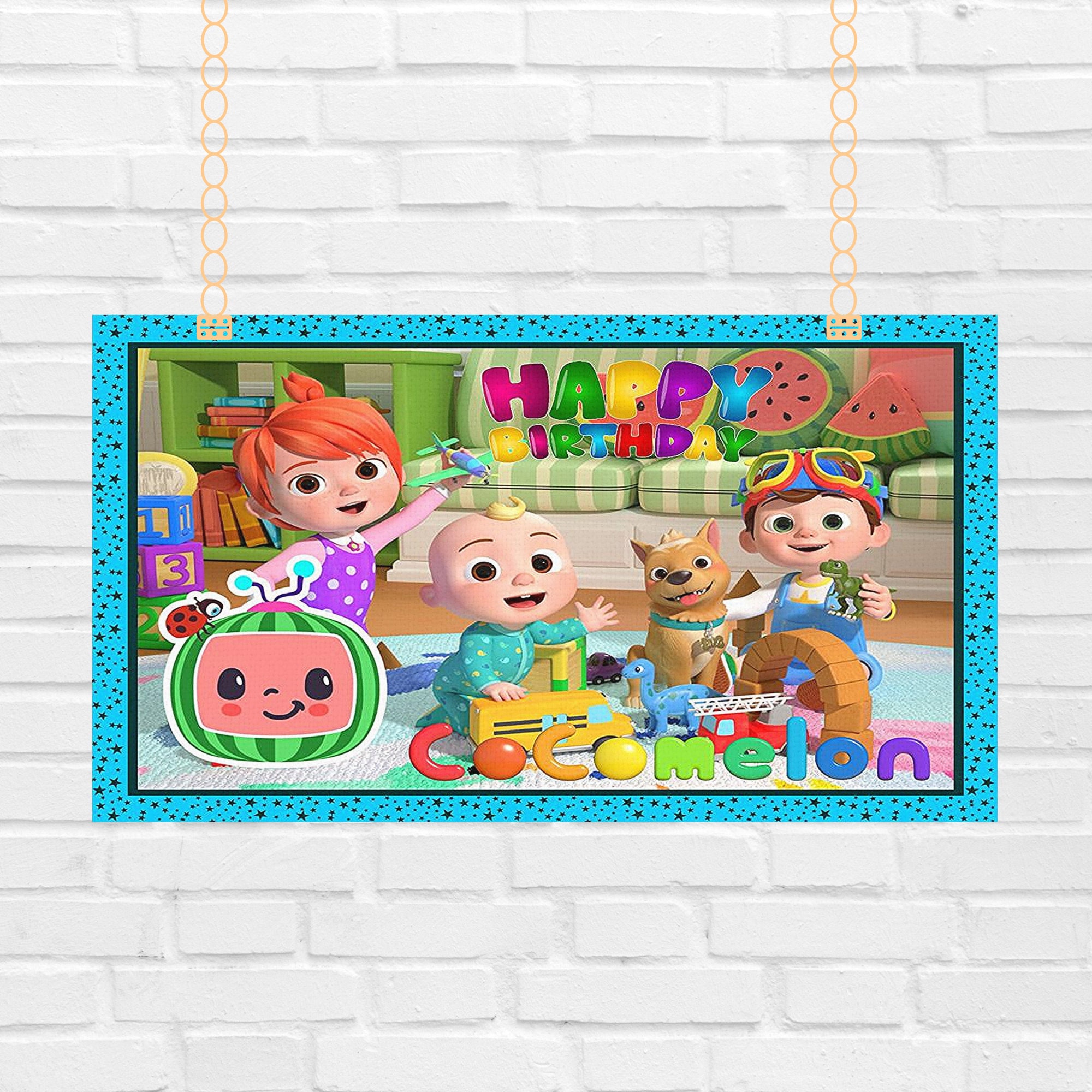 Cocomelon Birthday Poster Cocomelon Birthday Birthday - Etsy