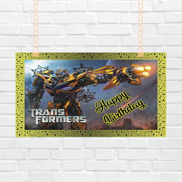 Transformers Banner - Etsy