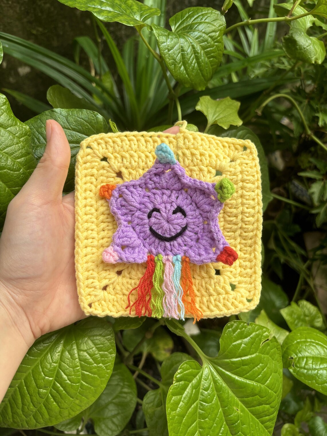 Star Granny Square Crochet Pattern - Easy Crochet Motif for Blankets ...