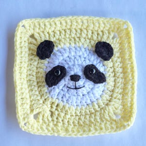 Panda Granny Square Crochet Pattern | US Terms, Beginner Friendly (PDF ...