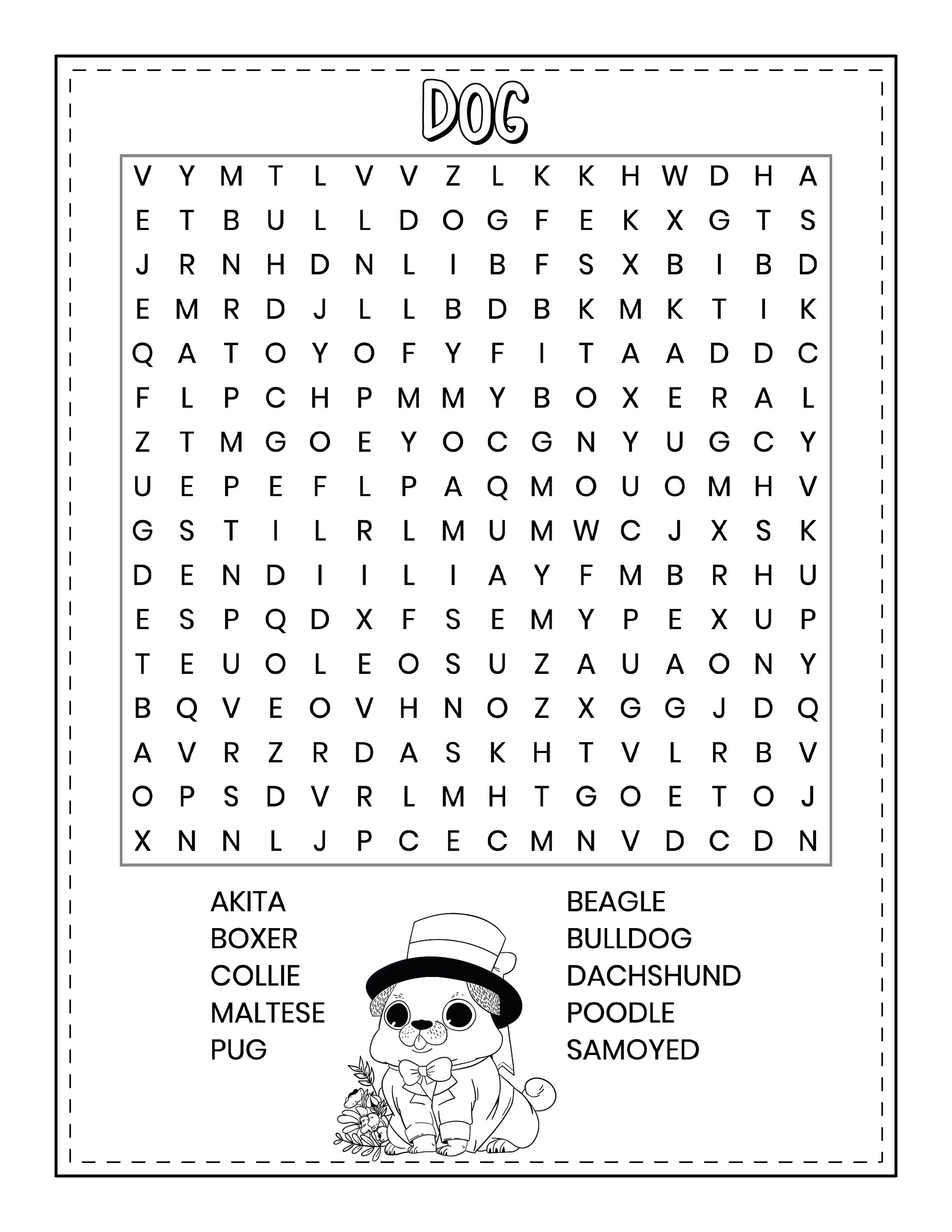 Animal WORD SEARCH Pages for KIDS - Etsy