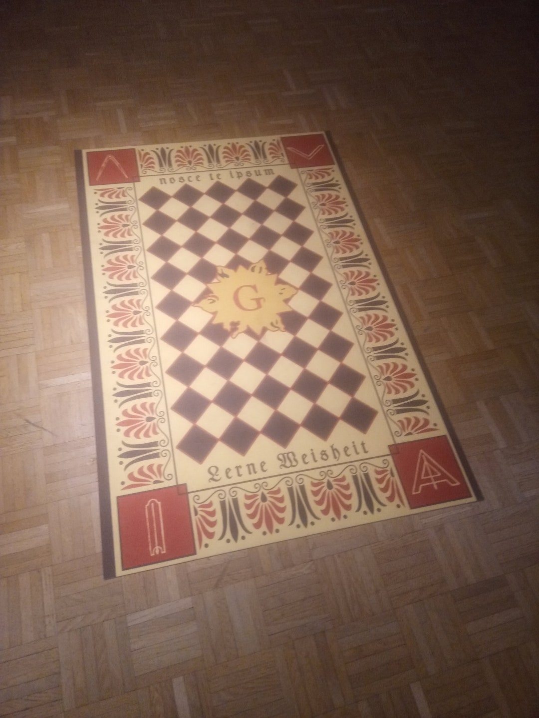 Ritual Supplies Masonic Work Carpet, Suitable for Emulation Rite, AF&AM ...