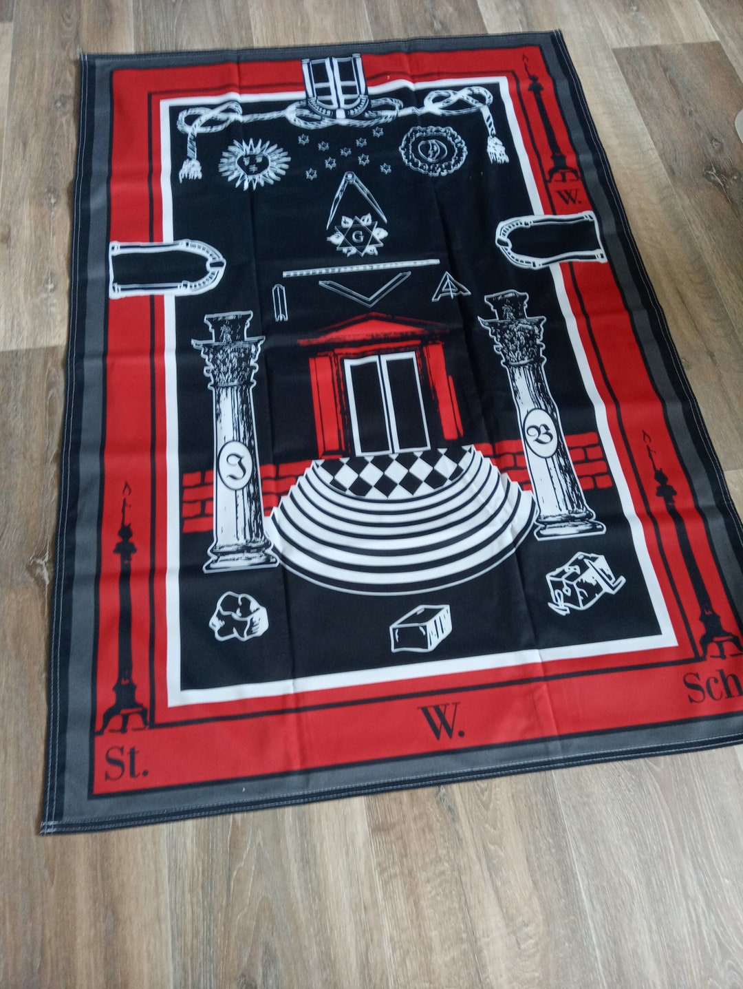Ritual Supplies Masonic Work Carpet for the Masonic System of Strict ...