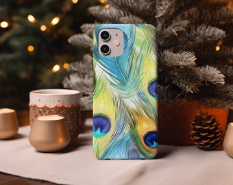 Peacock Feathers Tough Phone Case - Etsy