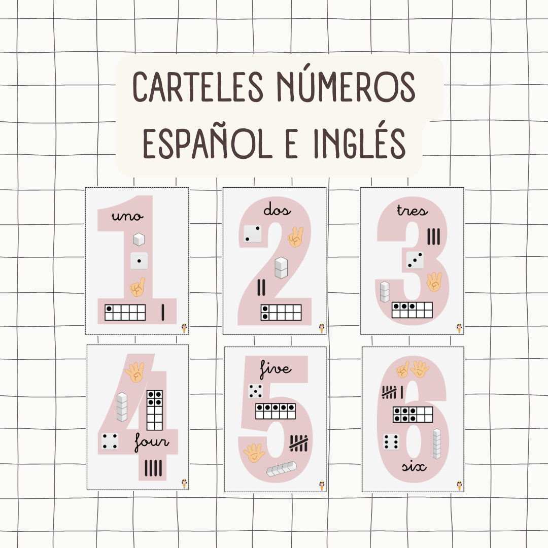 Carteles De Números Redondeados Los Números Ponen Logos En Un Estilo