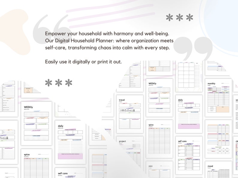 Ultimate Household Planner | Life Planner | Household Chores | Life ...