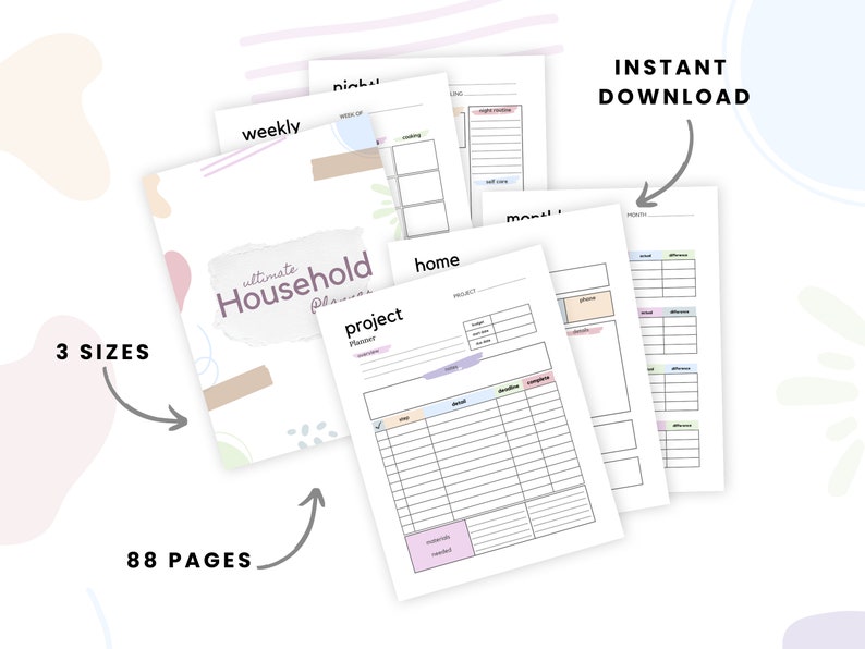 Ultimate Household Planner | Life Planner | Household Chores | Life ...