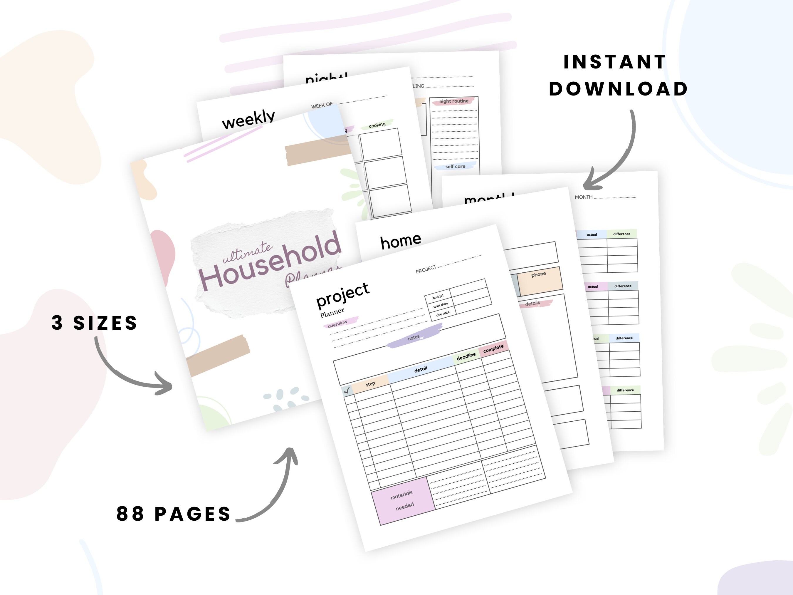Ultimate Household Planner | Life Planner | Household Chores | Life ...