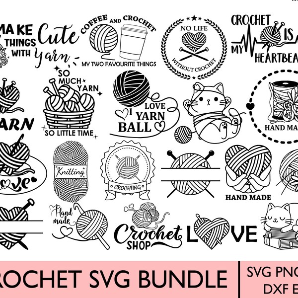 Crochet Svg - Etsy