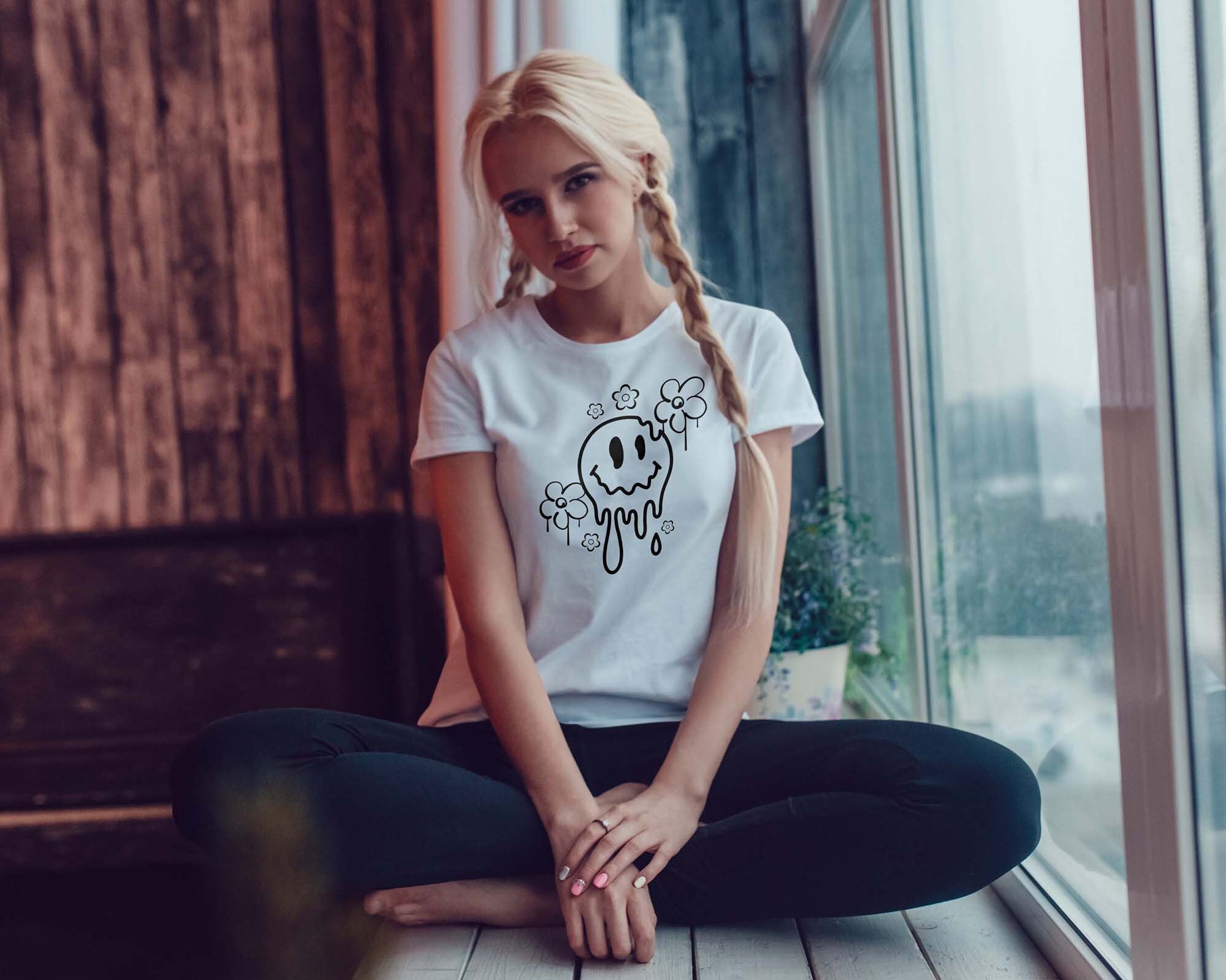 Drippy Smiley SVG PNG Smiley Face Svg Png Hippie Svg File - Etsy