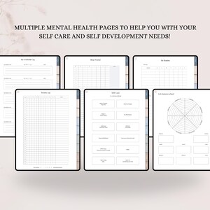 Self Care Journal Goodnotes Planner Digital Self Care Notebook Planner ...