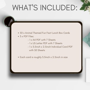 Animal Fact Cards for Children Education Cards for Learning Facts for ...