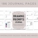 Drawing Prompts Journal Doodle Book Printable Drawing and Colouring ...