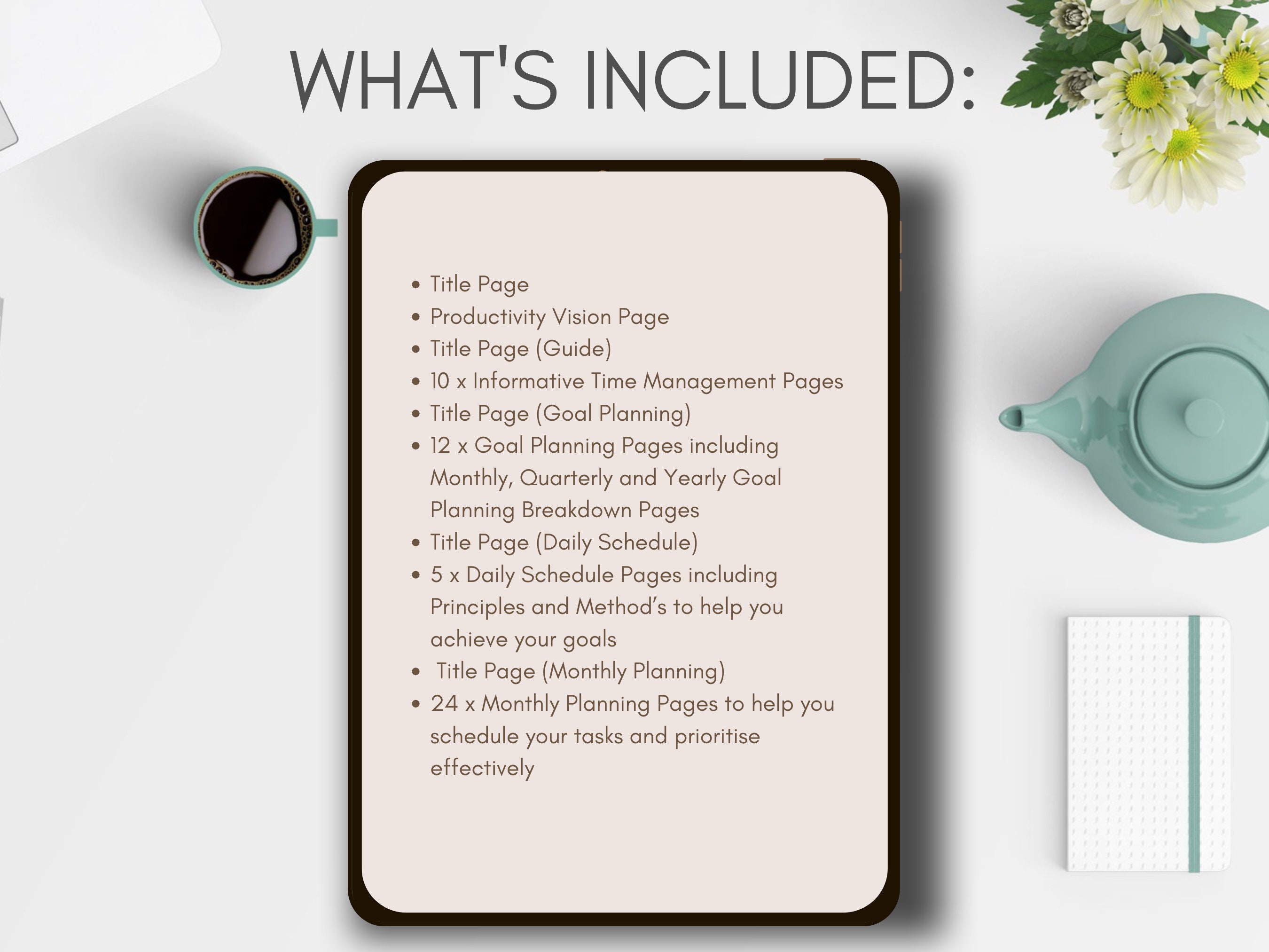 Time Management Binder Life Planner Ultimate Planner Bundle Printable ...