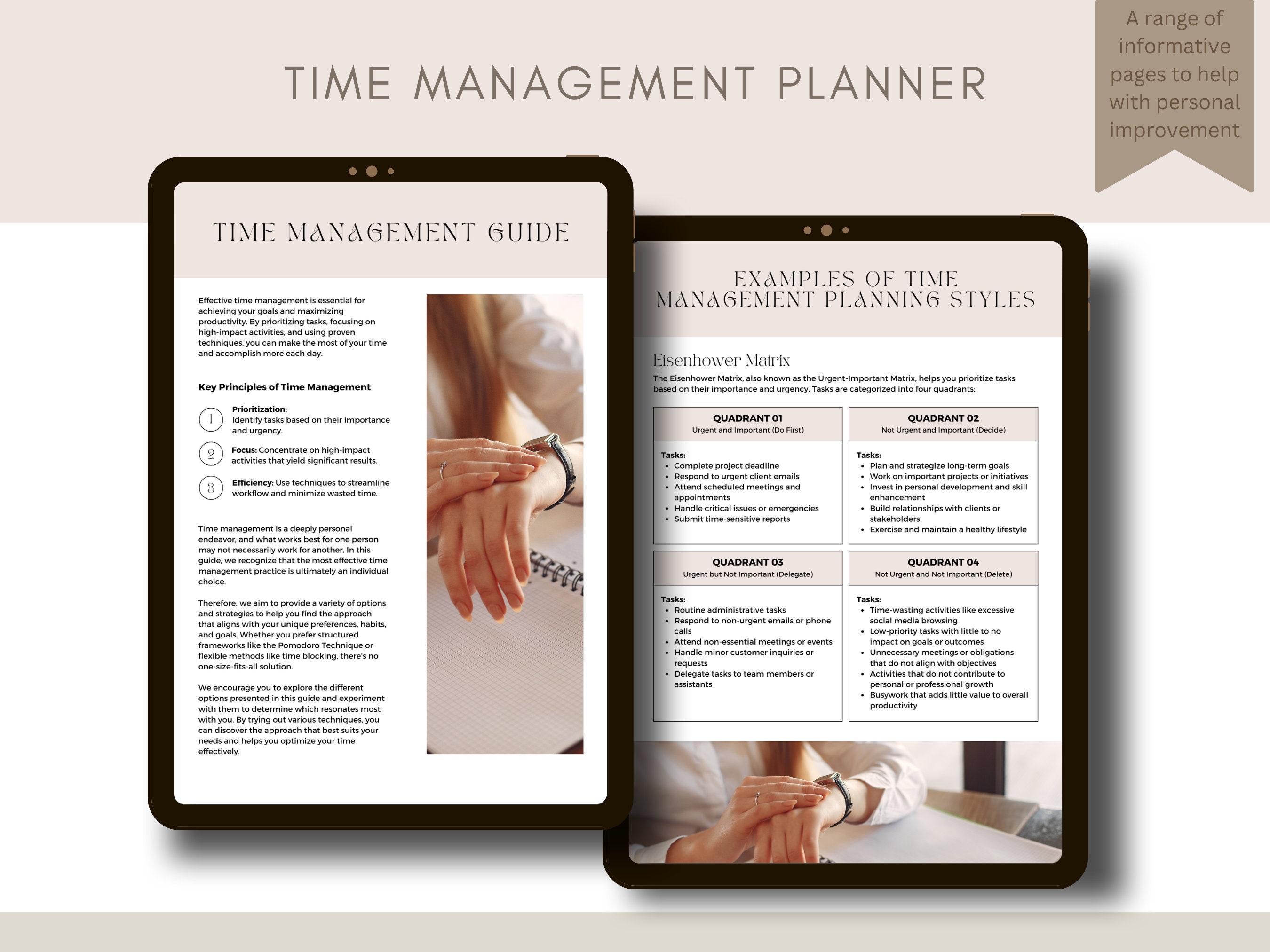 Time Management Binder Life Planner Ultimate Planner Bundle Printable ...