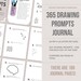 Drawing Prompts Journal Doodle Book Printable Drawing and Colouring ...