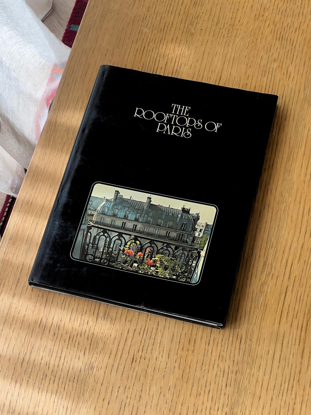 Vintage Coffee Table Hardcover Art Book 'the Rooftops of Paris', Art ...