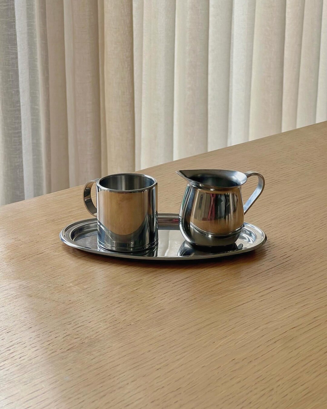 Vintage Stainless Steel Coffee Set, Inox Espresso Set, Italian Design ...
