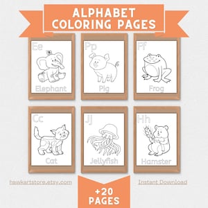 26 Alphabet Coloring Pages | Printable Alphabet for Kids | Alphabet ...