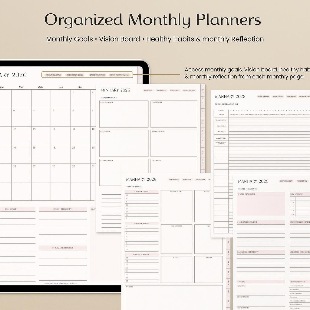 THAT GIRL Digital Planner Goodnotes - Etsy