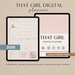 THAT GIRL Digital Planner Goodnotes - Etsy