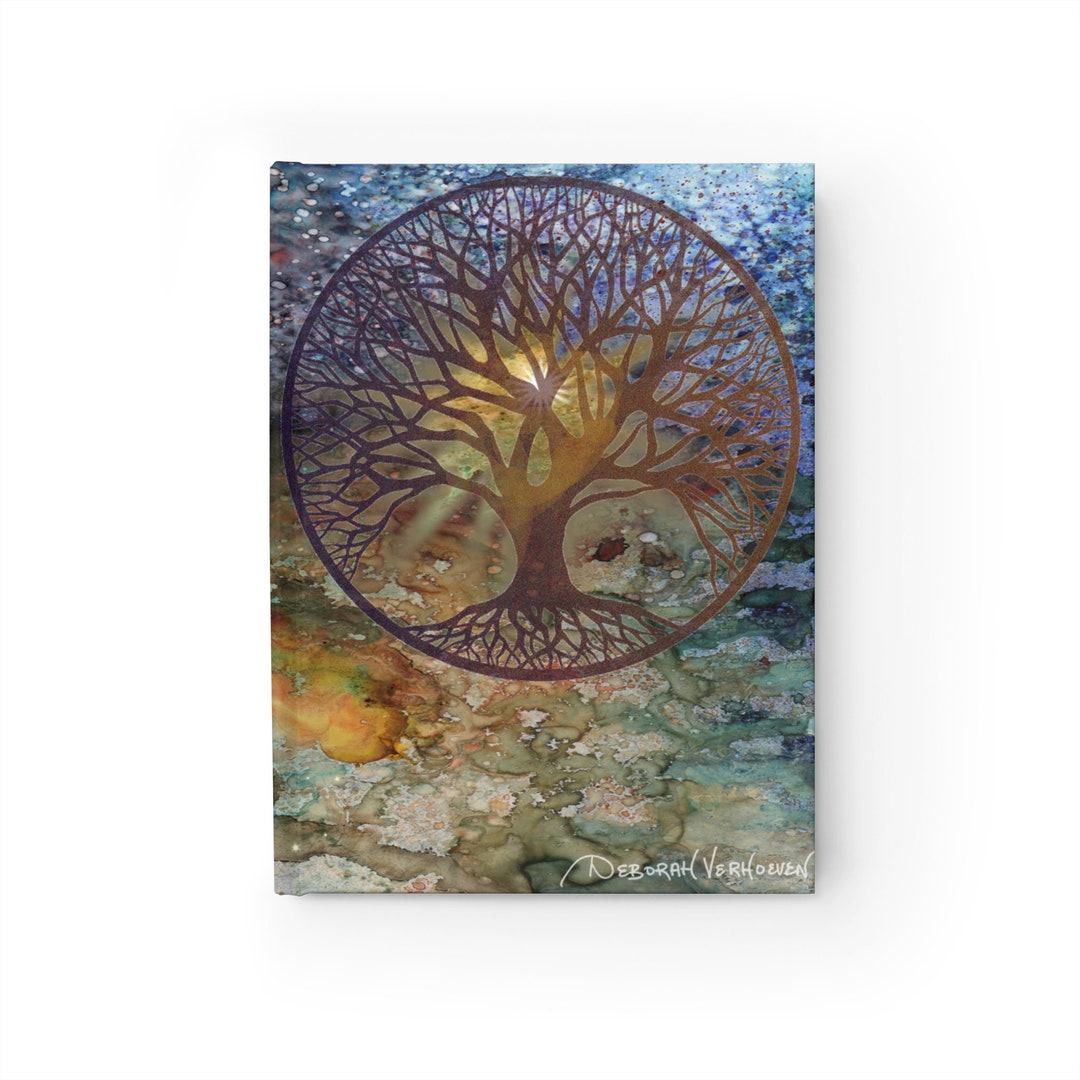 Tree of Life and Moon Sketchbook/journal - Etsy