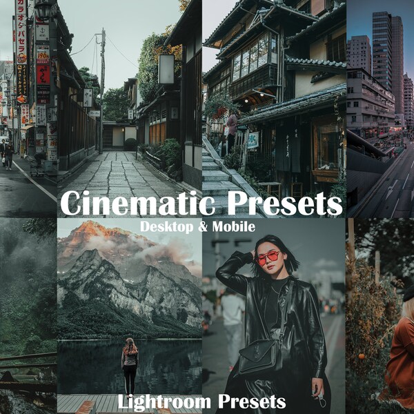 Cinematic Presets - Etsy
