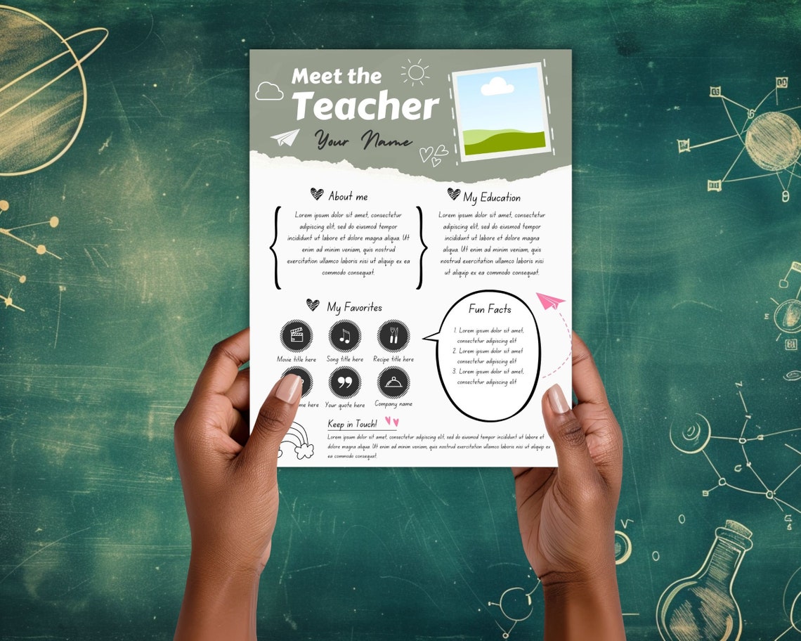 Meet the Teacher Editable Template, Parent Communication, Classroom ...