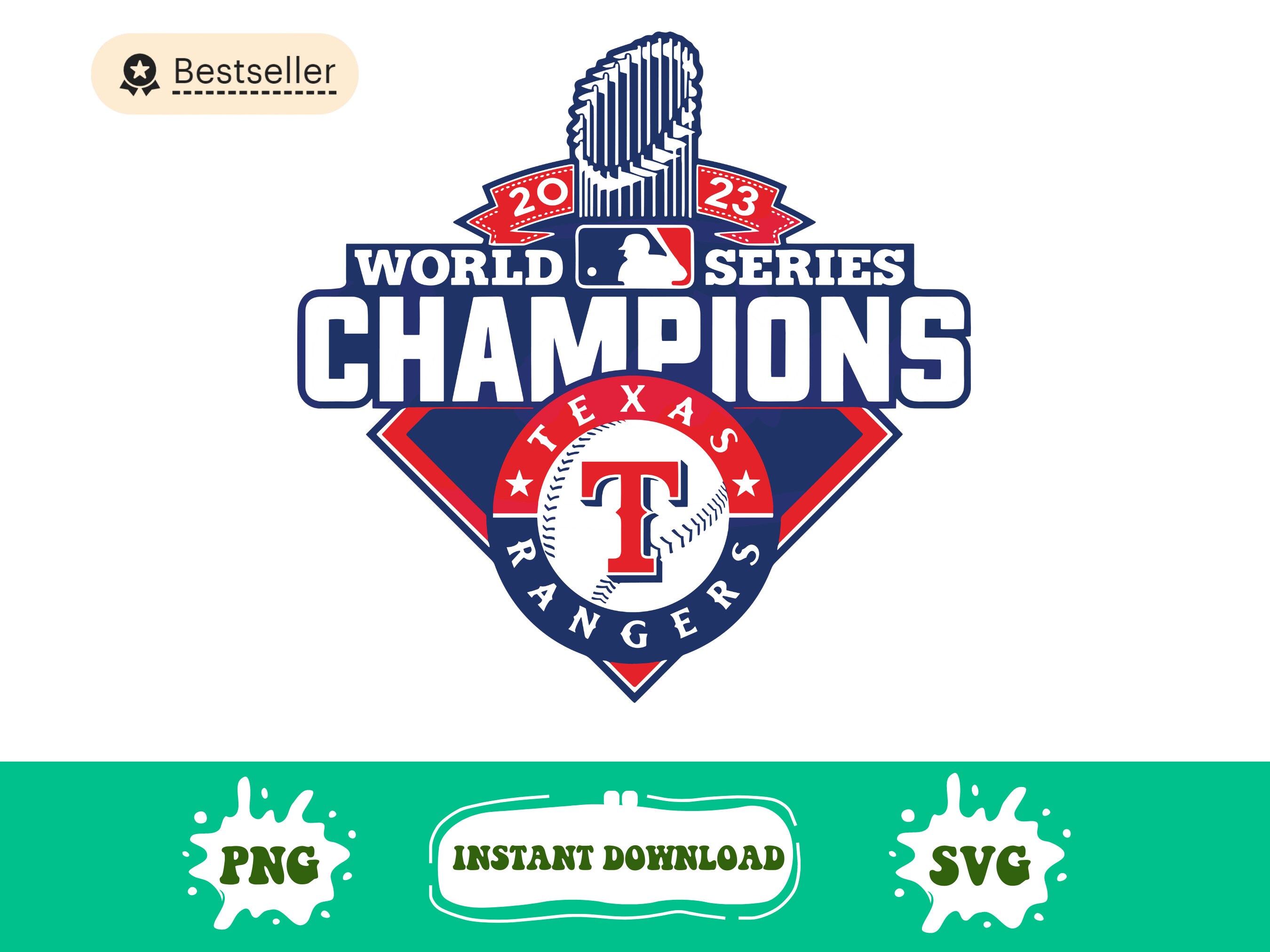 Rangers World Series 2023 Champions Svg Texas Baseball Svg Svg Etsy