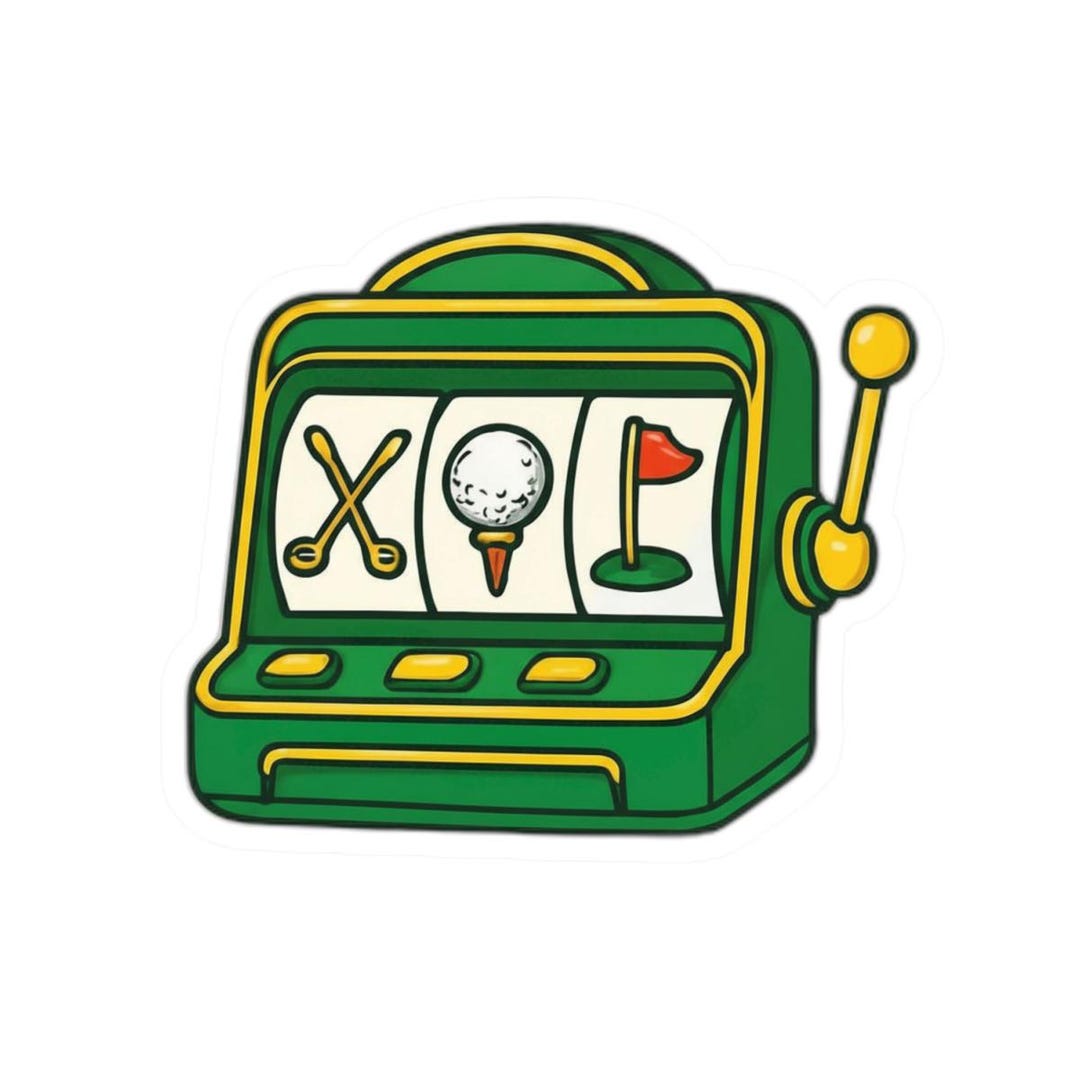Golf Gambler Sticker, the Masters Sticker, Golf Sticker, Golf Gift - Etsy