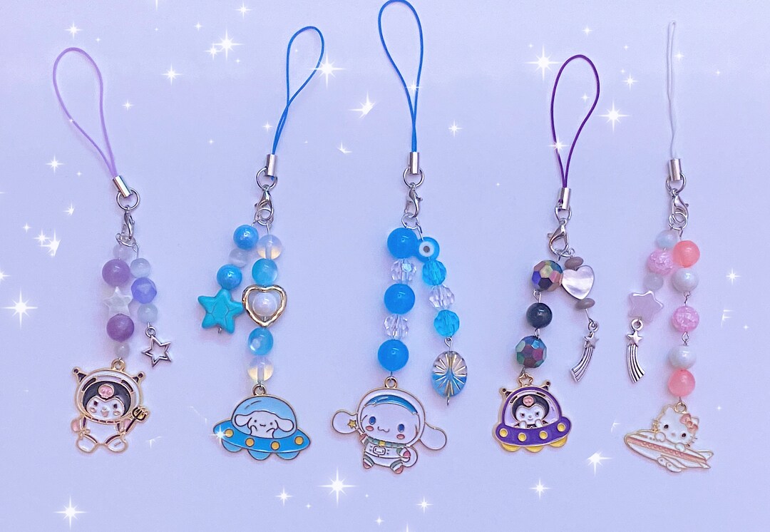 Space/celestial Kawaii Sanrio Themed Phone Charms - Etsy