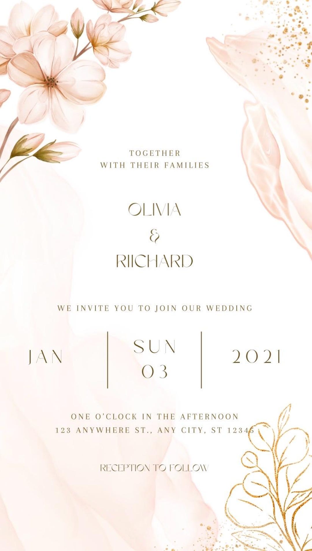 Digital Wedding Invitations - Etsy