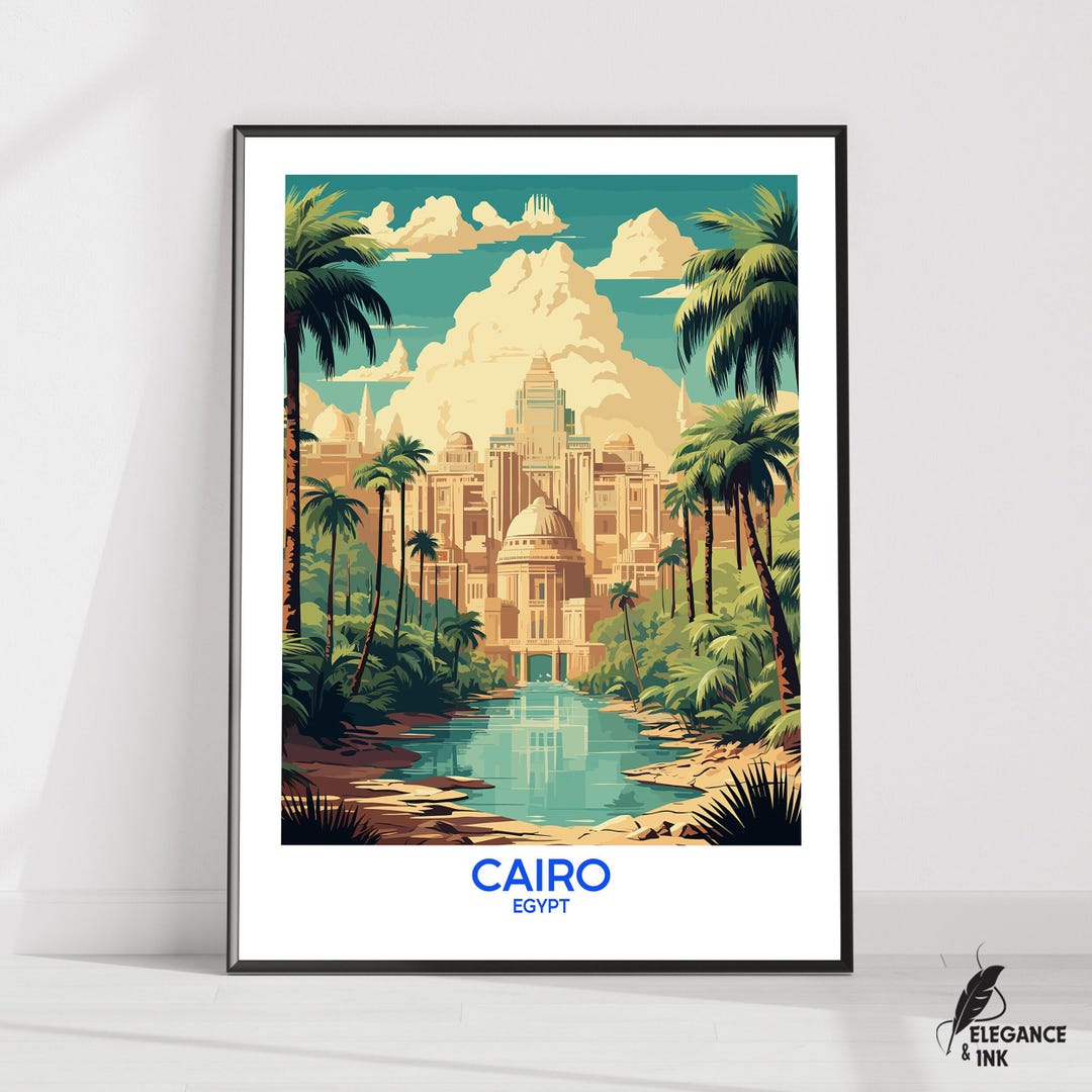 Cairo Poster|cairo Travel Print|cairo Wall Art|cairo Wall Decor|cairo ...