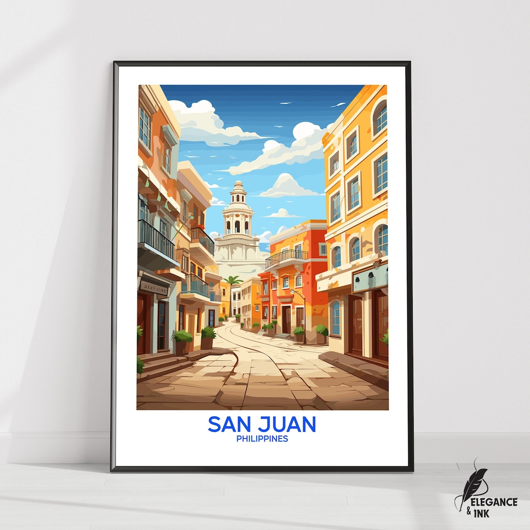 San Juan Poster|san Juan Travel Print|san Juan Wall Art|san Juan Wall ...