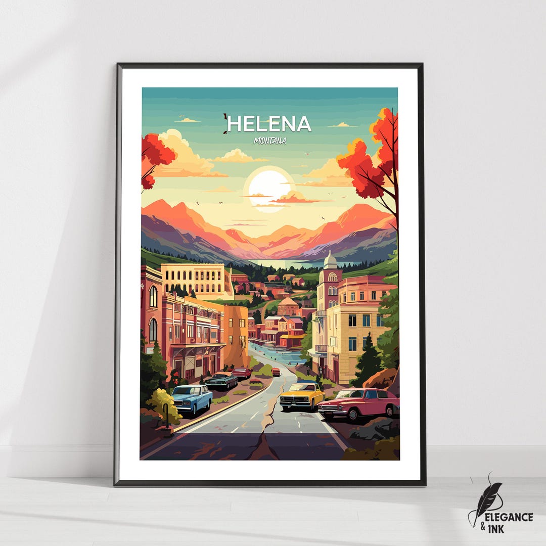 Helena Print|helena Travel Poster|helena Artwork|helena Canvas|helena ...