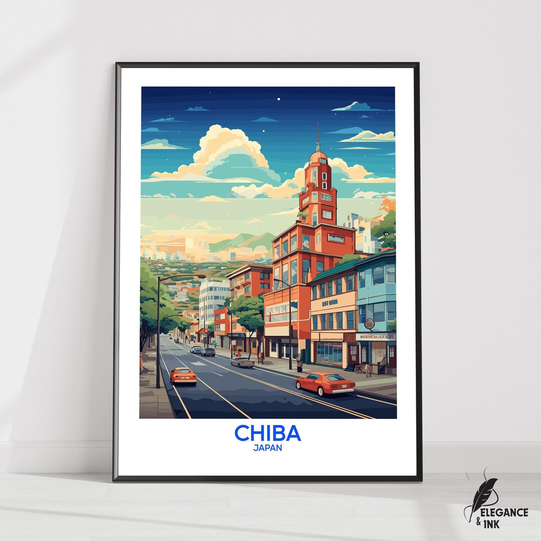 Chiba Poster|chiba Travel Print|chiba Wall Art|chiba Wall Decor|chiba ...