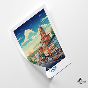 Chiba Poster|chiba Travel Print|chiba Wall Art|chiba Wall Decor|chiba ...