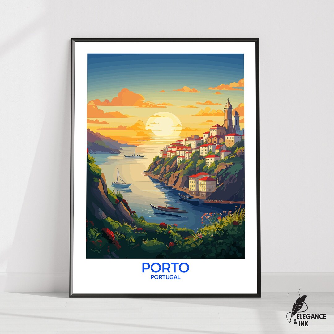 Porto Poster|porto Travel Print|porto Wall Art|porto Wall Decor|porto ...