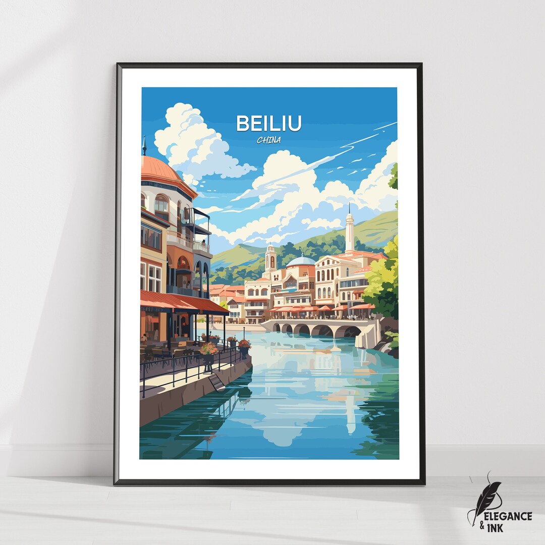 Beiliu Travel Print Wall Art,beiliu Minimalist Painting Art,beiliu ...