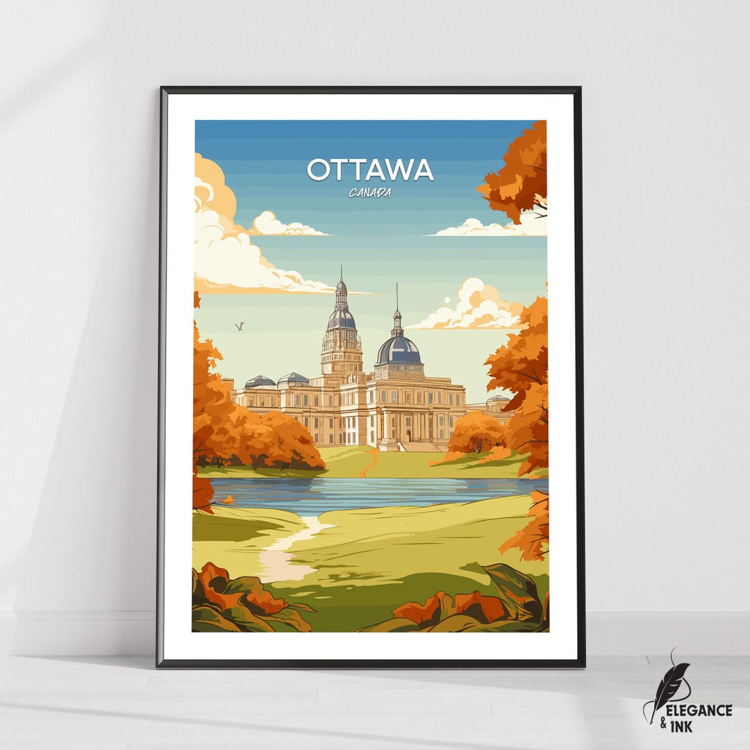 Ottawa Print|ottawa Travel Poster|ottawa Artwork|ottawa Canvas|ottawa ...