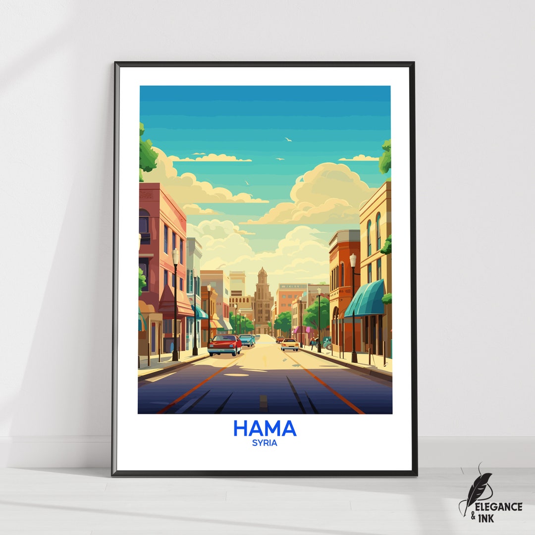 Hama Posterhama Travel Printhama Wall Arthama Wall Decorhama City ...