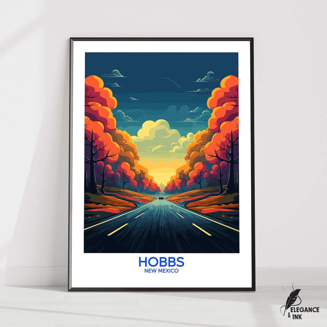 Hobbs Poster|hobbs Travel Print|hobbs Wall Art|hobbs Wall Decor|hobbs ...