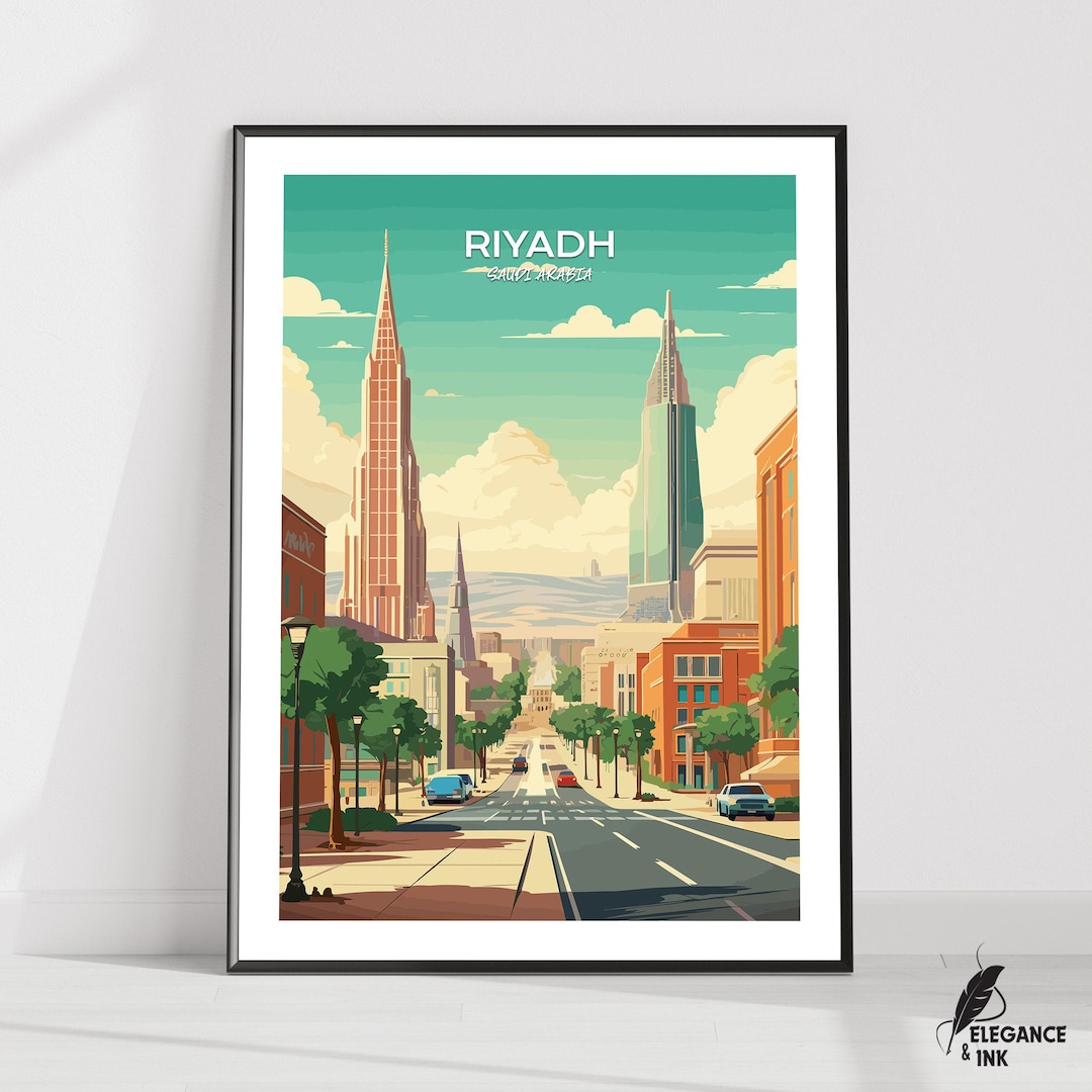 Riyadh Print|riyadh Travel Poster|riyadh Artwork|riyadh Canvas|riyadh ...