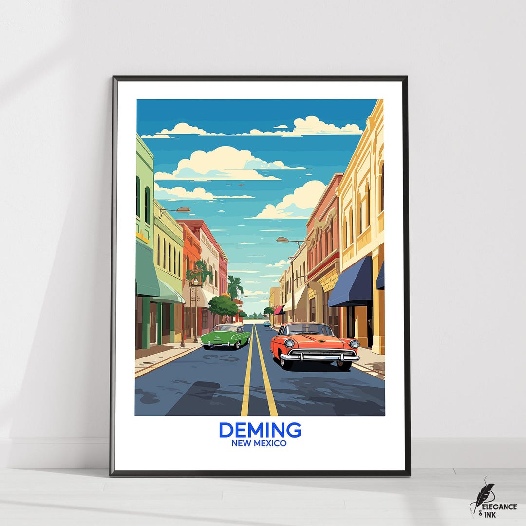 Deming Poster|deming Wall Art|deming Wall Decor|deming Travel Print ...